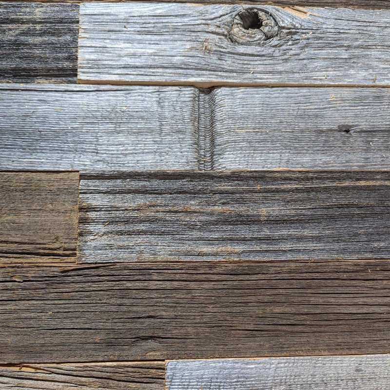 Weather Gray 20 SQ FT Reclaimed Wall Planks | Reclaimed Michigan